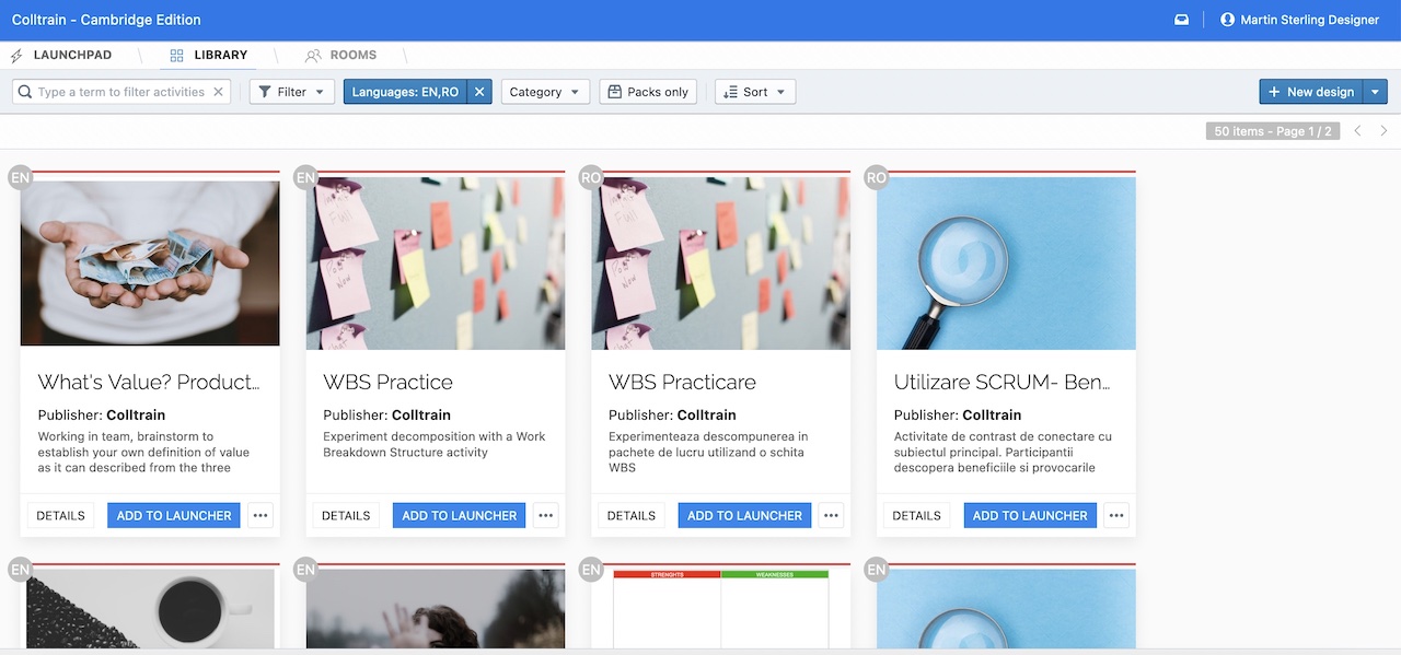 Cambridge Edition - New Colltrain release